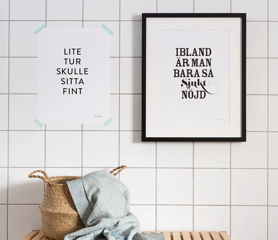 Stora posters – Bra sagt, mrs K